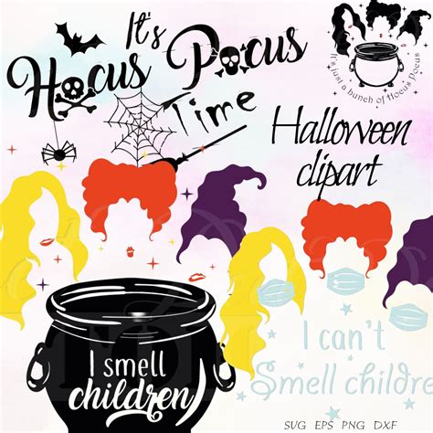 Hocus Pocus SVG Halloween Clipart Master Bundles