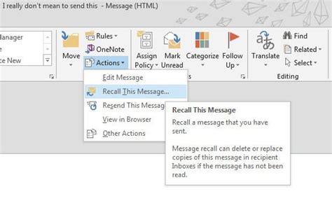 How To Recall A Message In Outlook 2013 Undo E Mail LAPTOP Laptop Mag