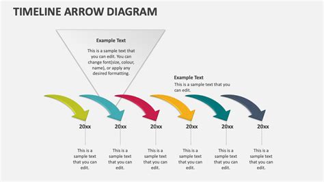 Timeline Arrow Diagram Template For PowerPoint And Google Slides PPT Slides