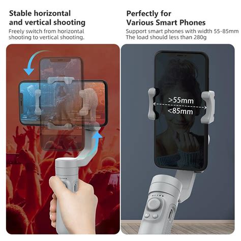 Cheap AXNEN HQ3 3-Axis Foldable Smartphone Handheld Gimbal Cellphone ...
