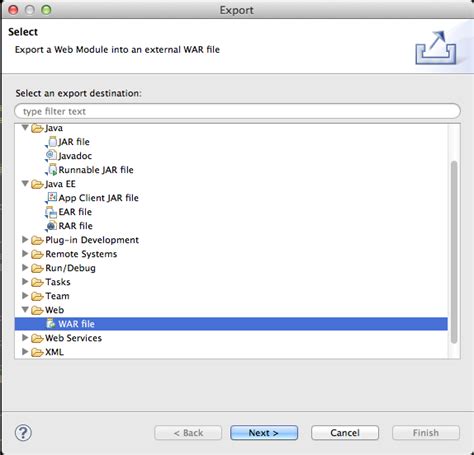 Eclipse How Do I Convert An App Engine War Folder Into A Single War