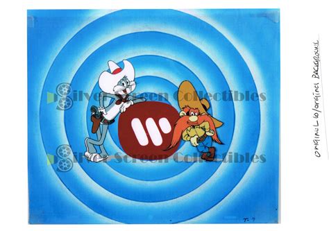 Extremely Rare Warner Bros Closing Credit Title Card With Bugs Bunny