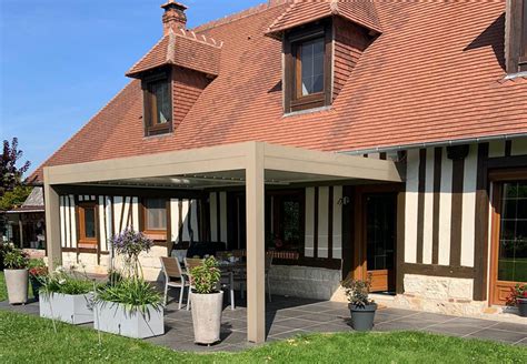 PERGOLA ALUMINIUM SUR MESURE Lenia Abri de voiture carport abri de spa sauna d extérieur
