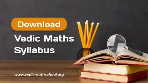 Free Download Vedic Mathematics Syllabus Vedic Math School