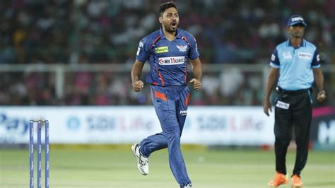 Rr Vs Lsg मैच रिपोर्ट कार्ड जयपुर में आवेश बने लखनवी नवाब Espncricinfo