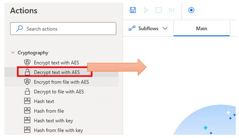 decrypt text with aes action power automate desktop kaizen personal