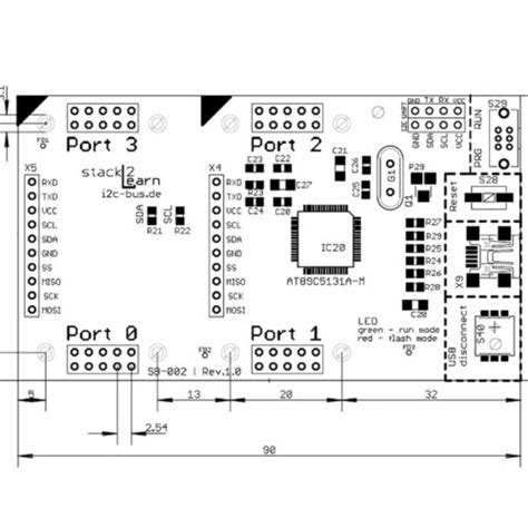 Stack2learn 8051 Mikrocontroller System Für Den Unterricht