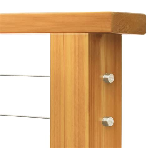 Western Red Cedar Wood Cable Railings Stainless Cable And Railing™