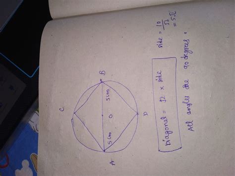 Draw A Circle Of Radius Mathrm Cm Let O Be The Centre Of The