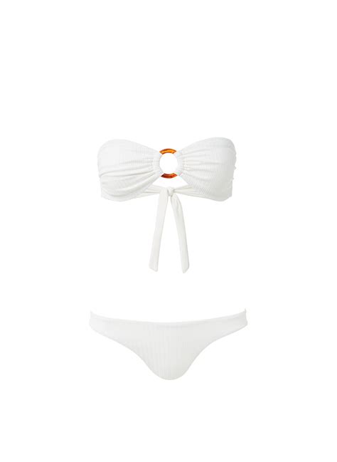 Brisbane Ivory Ribbed Bikini Official Site