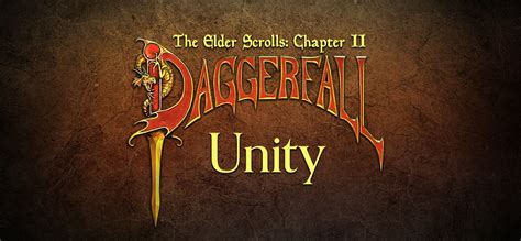 The Elder Scrolls Ii Daggerfall Le Jeu Et Son Remaster Sur Unity Sont