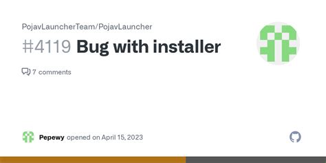 Bug With Installer · Issue 4119 · Pojavlauncherteampojavlauncher · Github