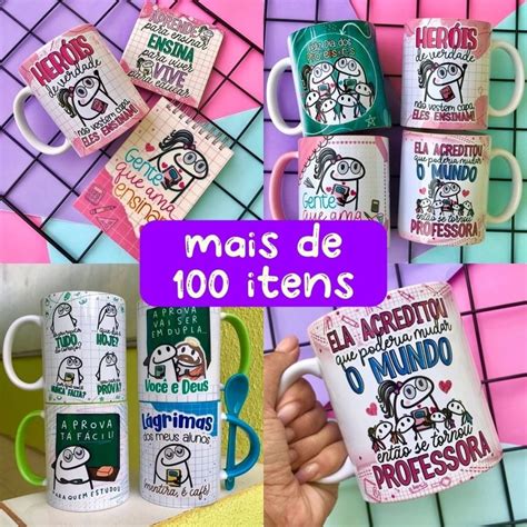 Pacote Artes Caneca Dia Dos Professores Flork 25 Arquivos Ilustrei Studio