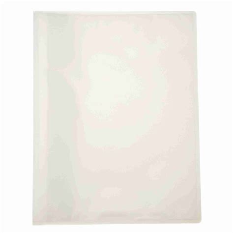 Polypropylene Clear Folder Side Opening