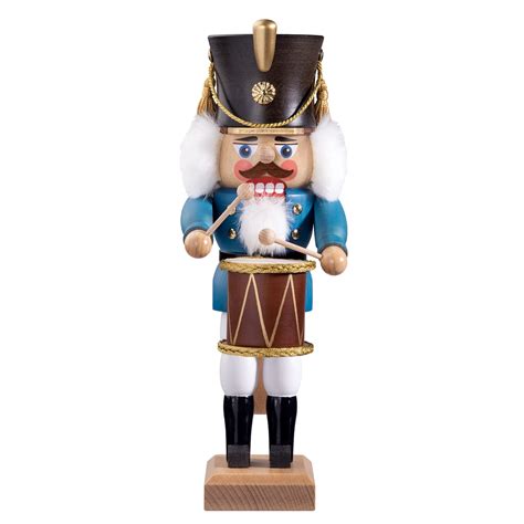 Nutcracker Drummer Blue 118 Inch