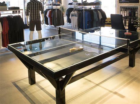 Glass Ping Pong Table