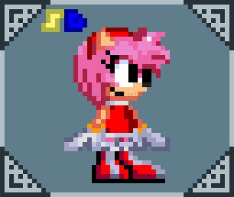 Pixilart Amy Rose V2 By Spongedrew