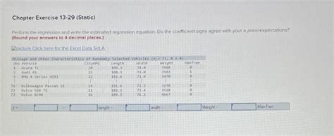 solved chapter exercise 13 29 static perform the