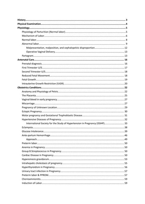 Medical Notes Obstetrics And Gynaecology Bcp2357 Health Informatics