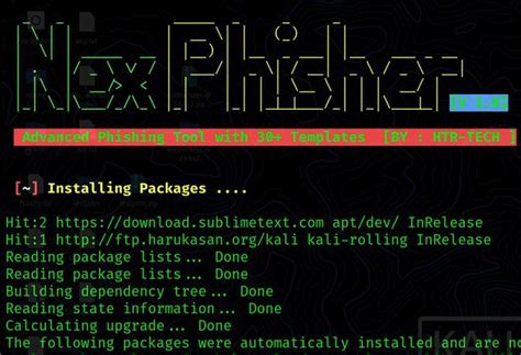 Nexphisher Advanced Phishing Tool For Kali Linux Geeksforgeeks