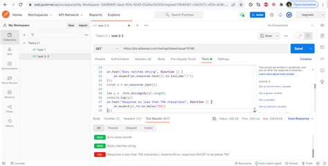 need help with postman tests ask the experts and postman tips postman community