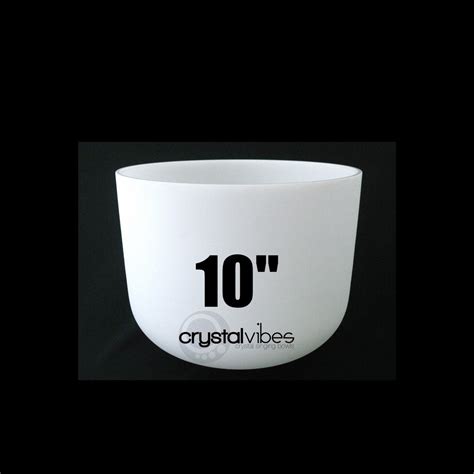 10 Frosted Singing Bowl B Note 432hz Perfect Pitch Hk Higher