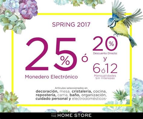 The Home Store 20 De Descuento En Monedero Electronico Y Hasta 12 Msi