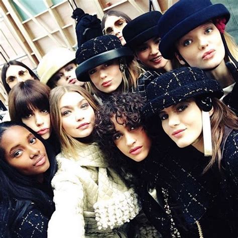Model Backstage Selfies From Fashion Month Model Backstage Selfies