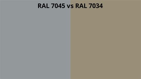 Ral 7045 Vs 7034 Ral Colour Chart Uk