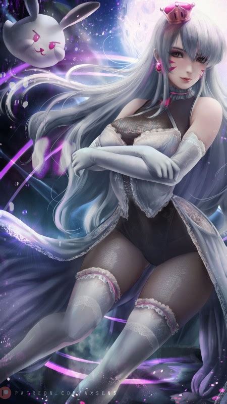 《守望先锋》dva美女英雄插画 4k游戏高清壁纸 极品桌面