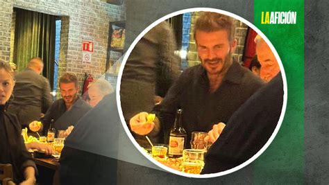David Beckham Es Captado Tomando Cerveza Carta Blanca En Monterrey