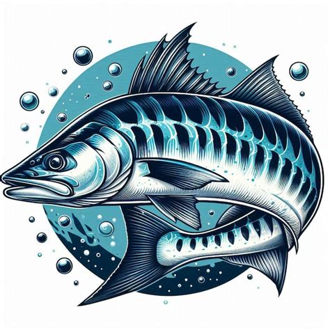 Premium Vector Tarpon Fish Vector Cartoon Illustration