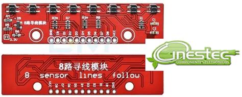 SHIELD MODULO SENSOR SEGUIDOR DE LINHA CANAIS Cinestec