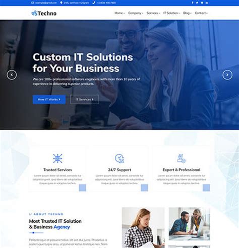 Techno IT Solutions Services HTML Template Techno IT Solutions Services HTML Template