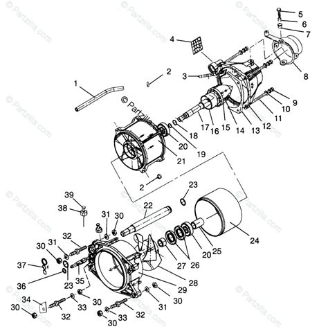 Polaris Watercraft 1996 Oem Parts Diagram For Propulsion Slx 780 And Intl
