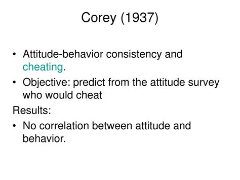 Ppt Attitude Behavior Consistency Powerpoint Presentation Free