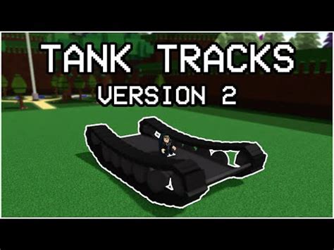 How To Make Tank Tracks Upgraded Babft Tutorial Youtube