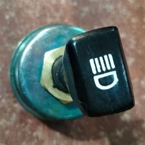 Silver Base Round Horn Push Button At Piece In Meerut Id