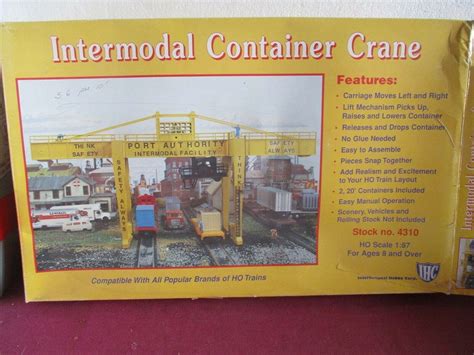 Ihc 4310 Ho Intermodal Container Crane Train Railroad Acces W 2 E Port