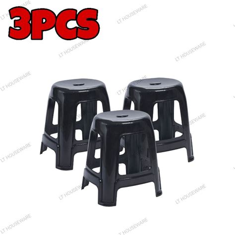 Stackable Plastic Stool Chair Kerusi Plastik Bangku Plastik Heavy