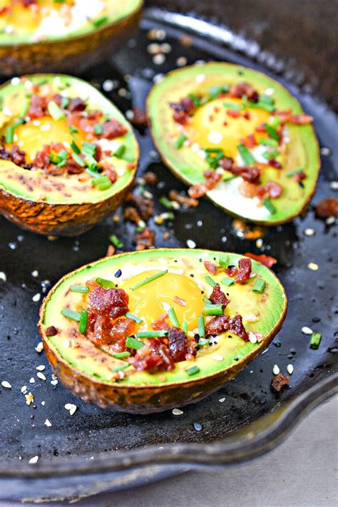 Keto Baked Avocado Egg The Easiest Breakfast Youll Ever Make