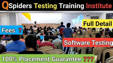 Qspiders Software Testing Training Institute Shahi Vlogs Youtube