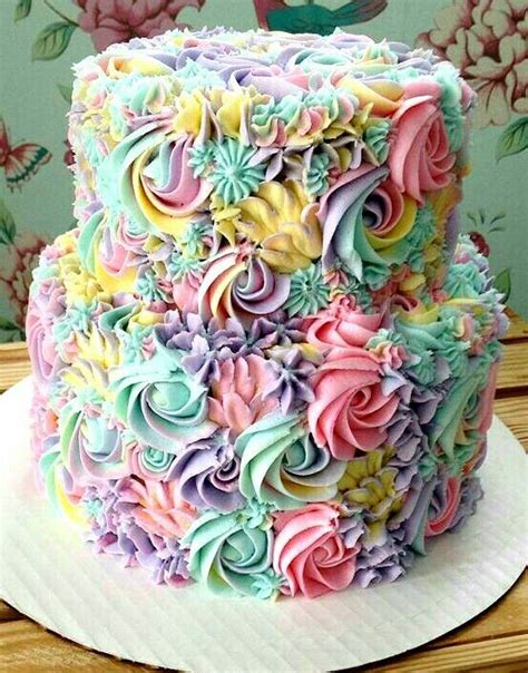 Pastel Color Cake At Victoria Otero Blog