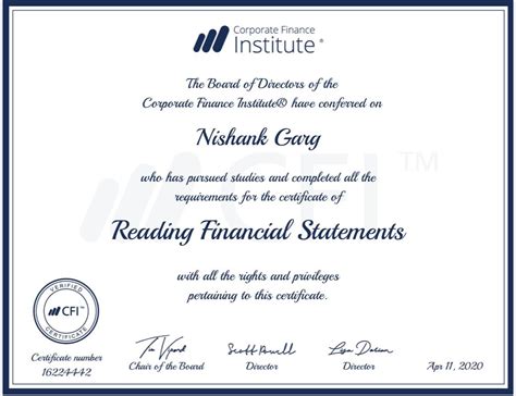 Ca Nishank Garg On Linkedin Cfi Readingfinancialstatements