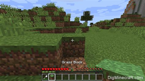 how to make a grass block in minecraft