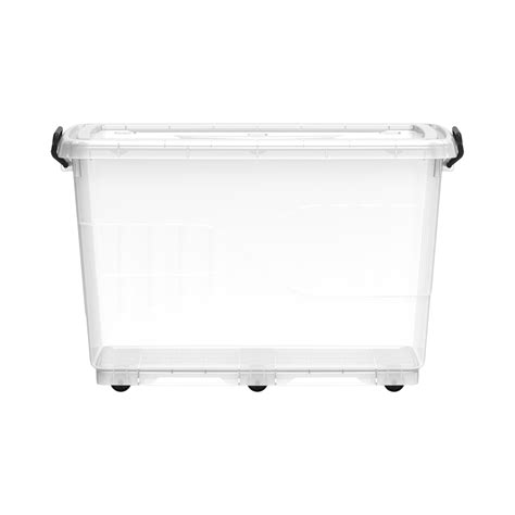 Plastic Storage Box 132l With Wheels Cosmoplast Bahrain