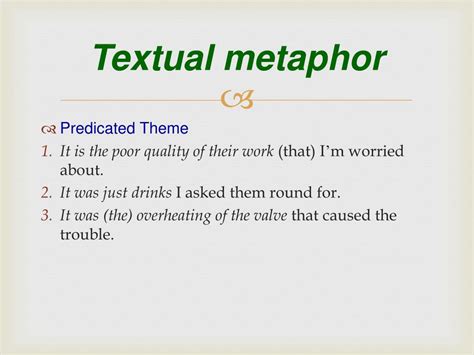 Ppt Grammatical Metaphor Powerpoint Presentation Free Download Id