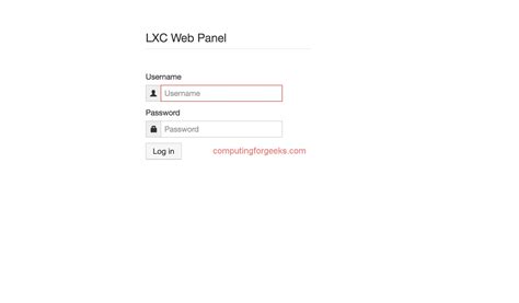 Running Lxc And Lxc Ui On Ubuntu 1604 Computingforgeeks