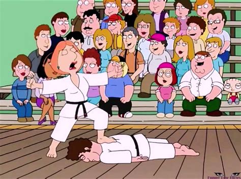 Sexy Lois Griffin Karate Ballbusting Nut Punch Balls Squeeze Barbie Griffin