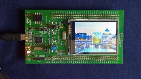 Stm32f429 Discovery Board Graphics Test Youtube